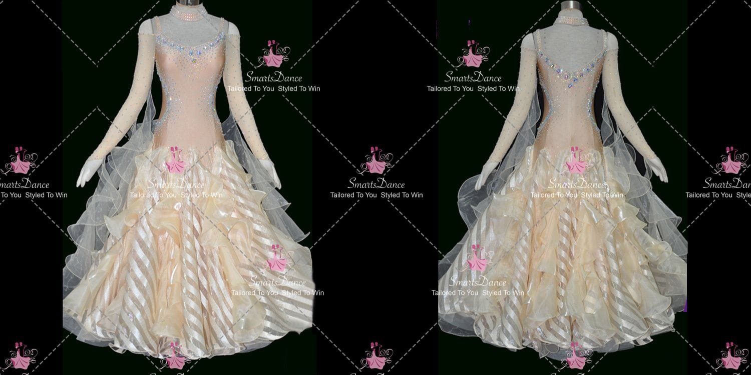 Beige Swing Homecoming Dance Dresses Dresses For Dance BD-SG4552